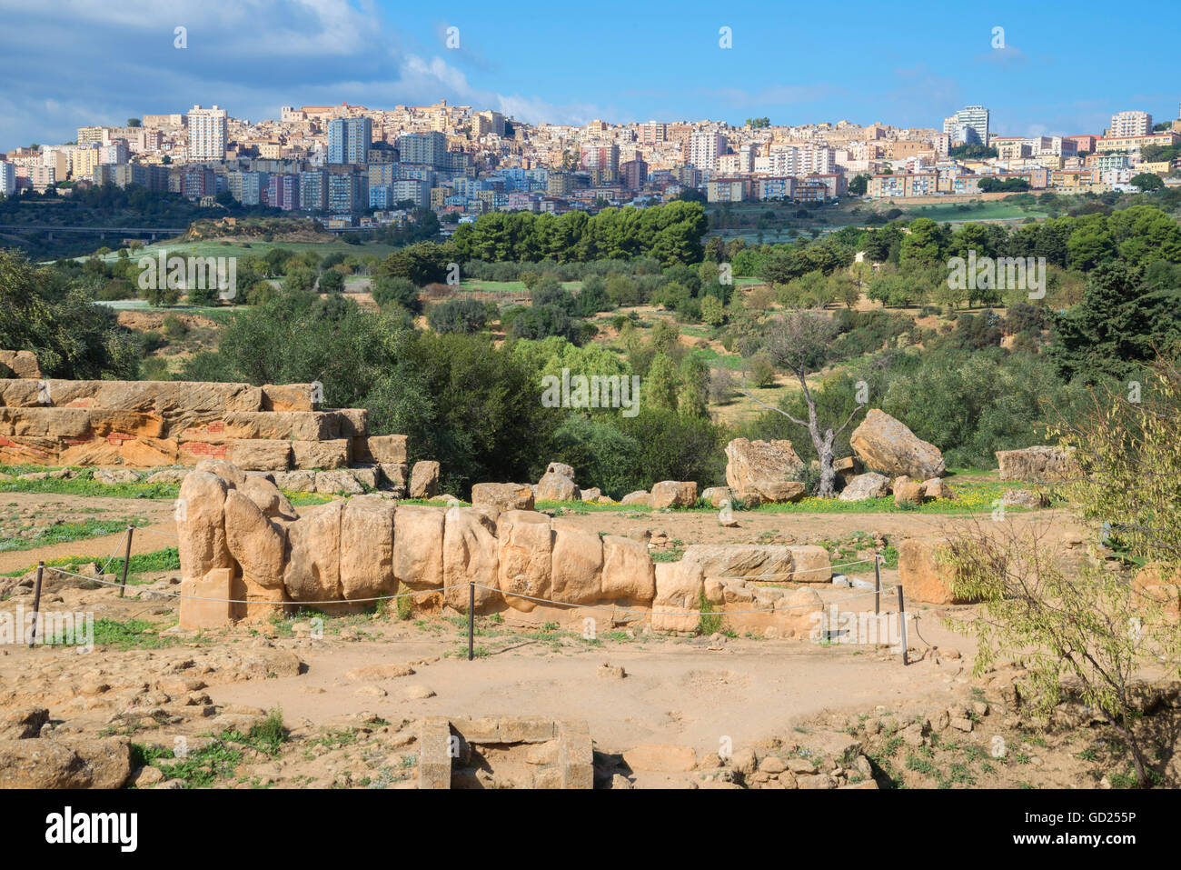 Atlas Statue, Valley of the Temples, Agrigento, UNESCO World Heritage ...