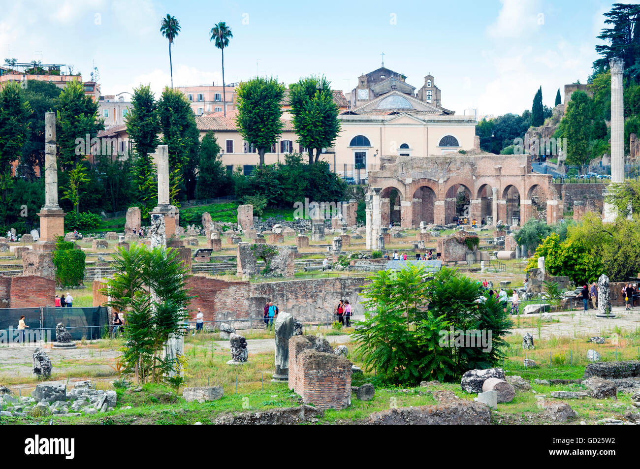 Forum of Nerva, Roman Forum (Foro Romano), UNESCO World Heritage Site ...