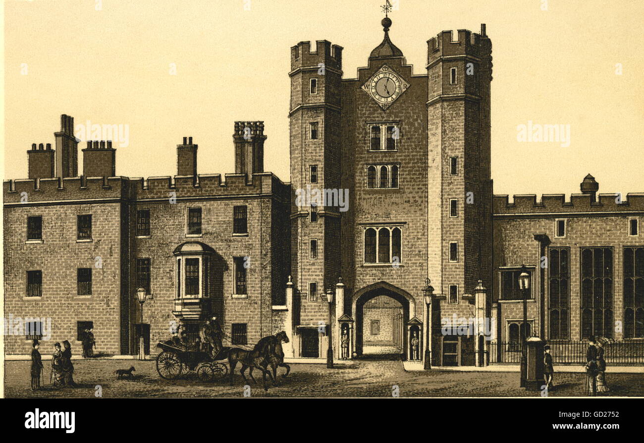 geography / travel, Great Britain, London, St. James` Palace ...