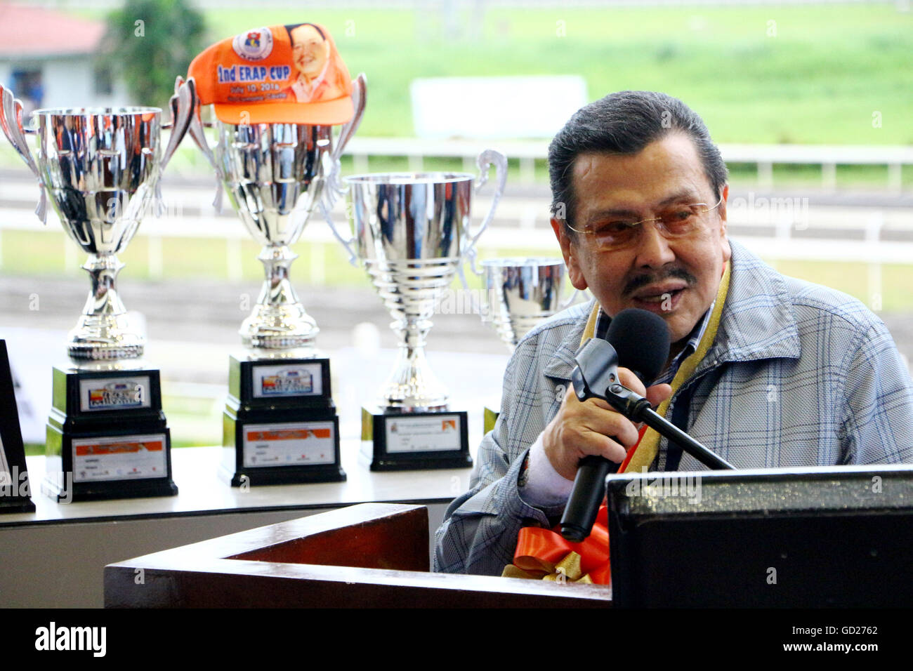 Philippines. 10th July, 2016. Manila City Mayor Joseph “Erap” Estrada ...