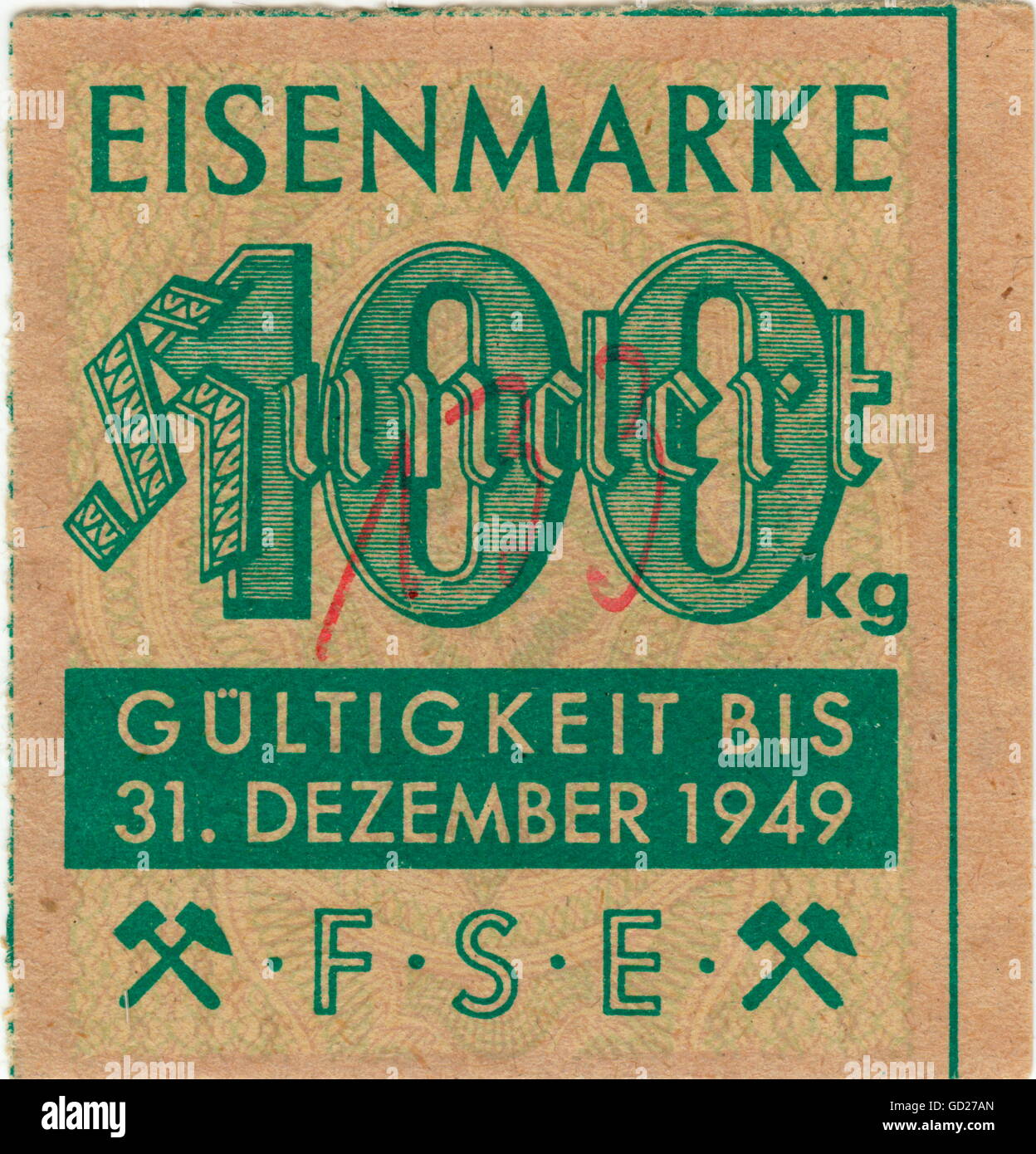 Ration cards hi-res stock photography and images - Alamy