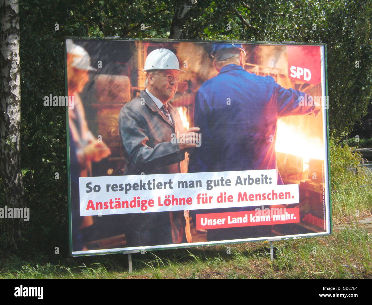 Spd election poster hi-res stock photography and images - Alamy