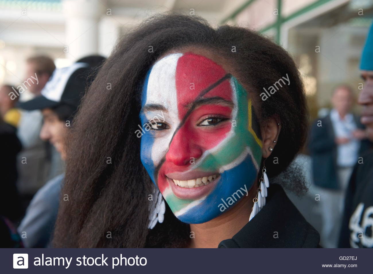 Soccer Fan Face Paint World Cup High Resolution Stock Photography and ...