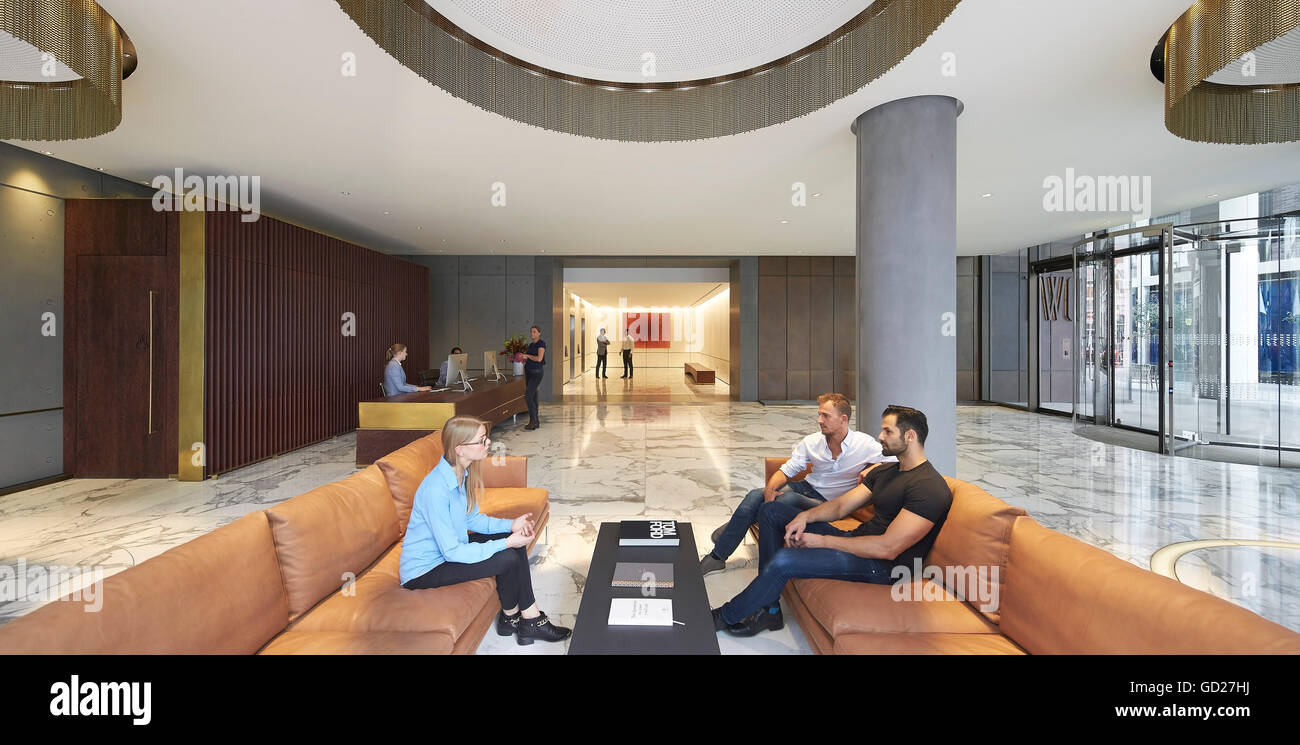 Entrance foyer waiting lounge fitzroy hi-res stock photography and ...