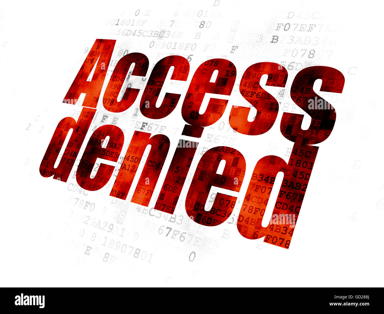 Protection concept: Access Denied on Digital background Stock Photo - Alamy