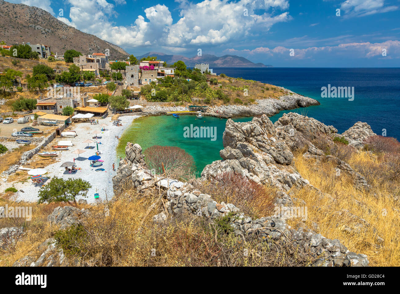 Peloponnese aerial view Stock Photo - Alamy