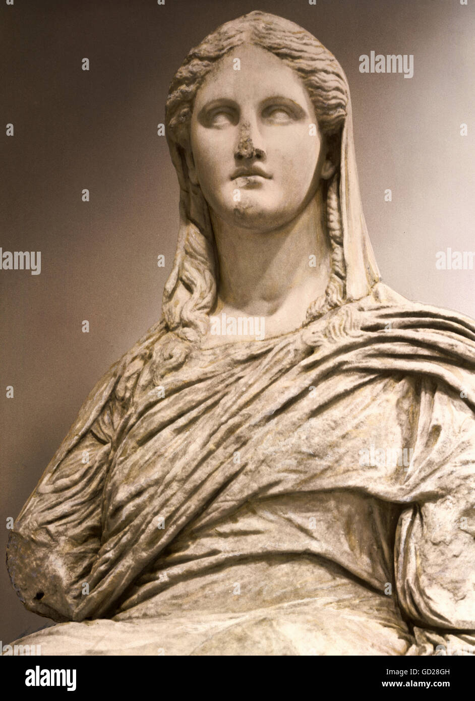 fine arts, ancient world, Greece, sculpture, Demeter of Knidos by ...