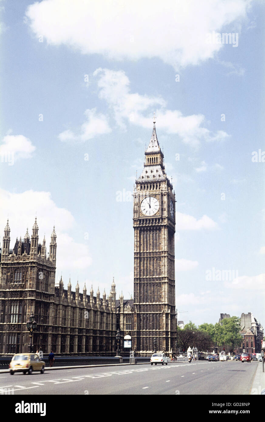 1970s big ben clock hi-res stock photography and images - Alamy