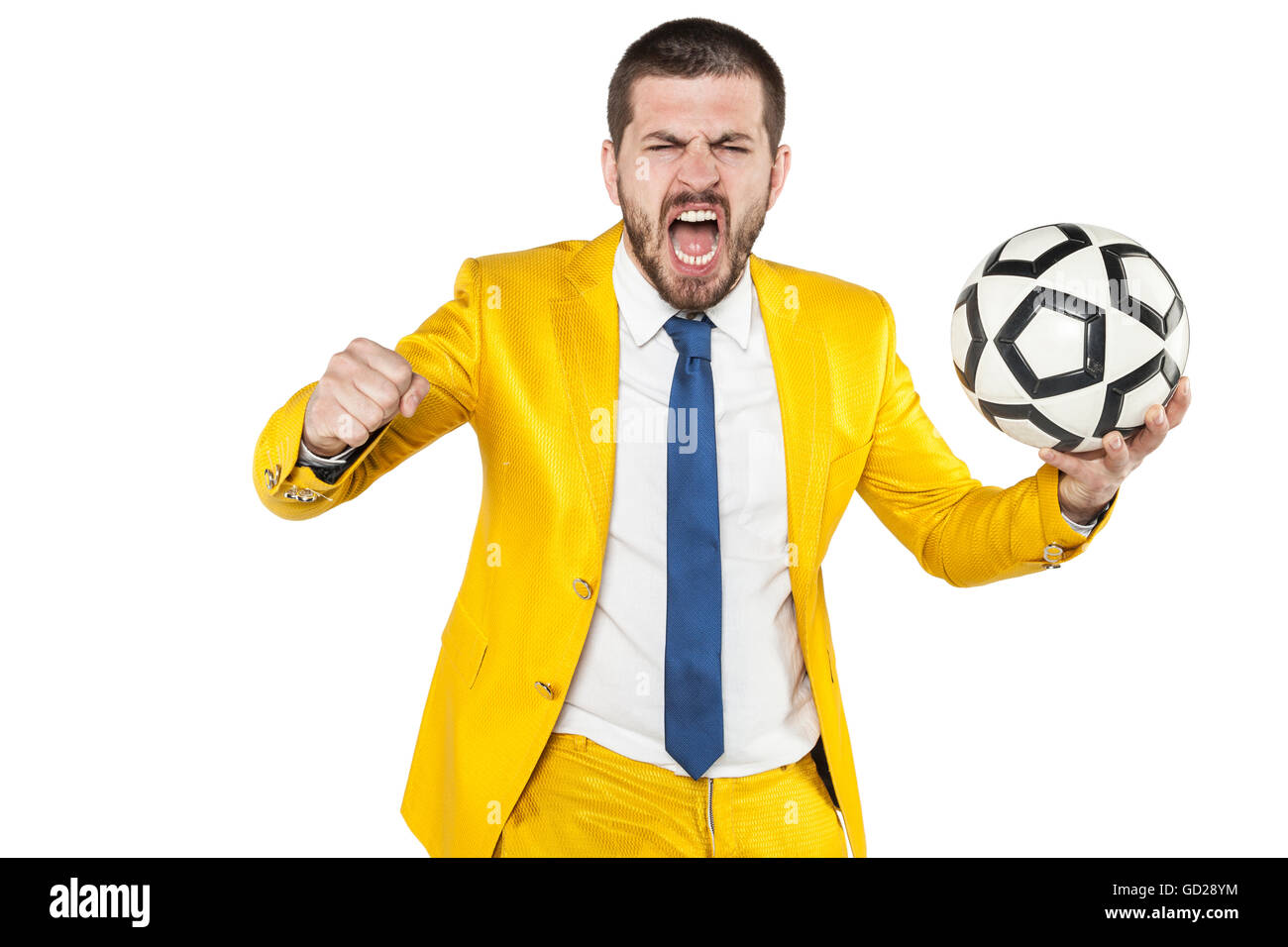 National team player screaming hi-res stock photography and images - Alamy