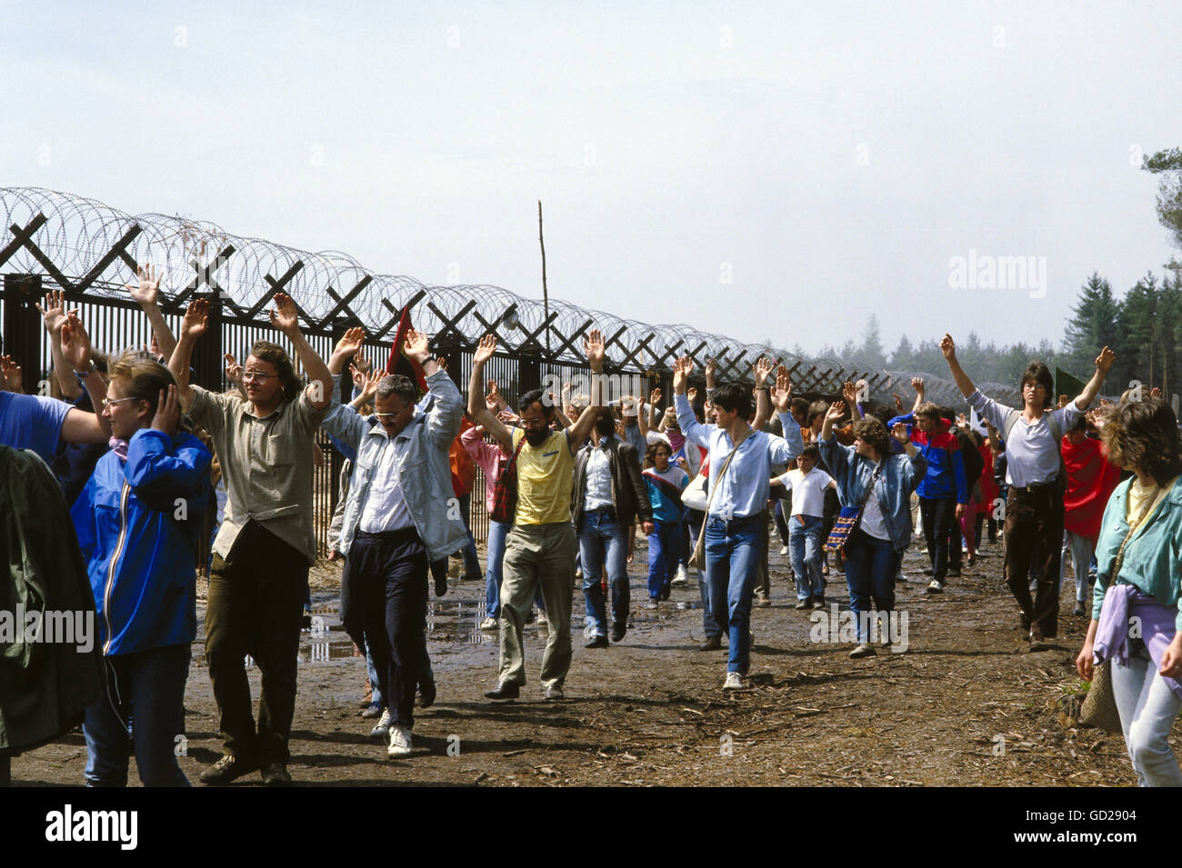 geography / travel, Germany, politics, demonstrations, Wackersdorf ...
