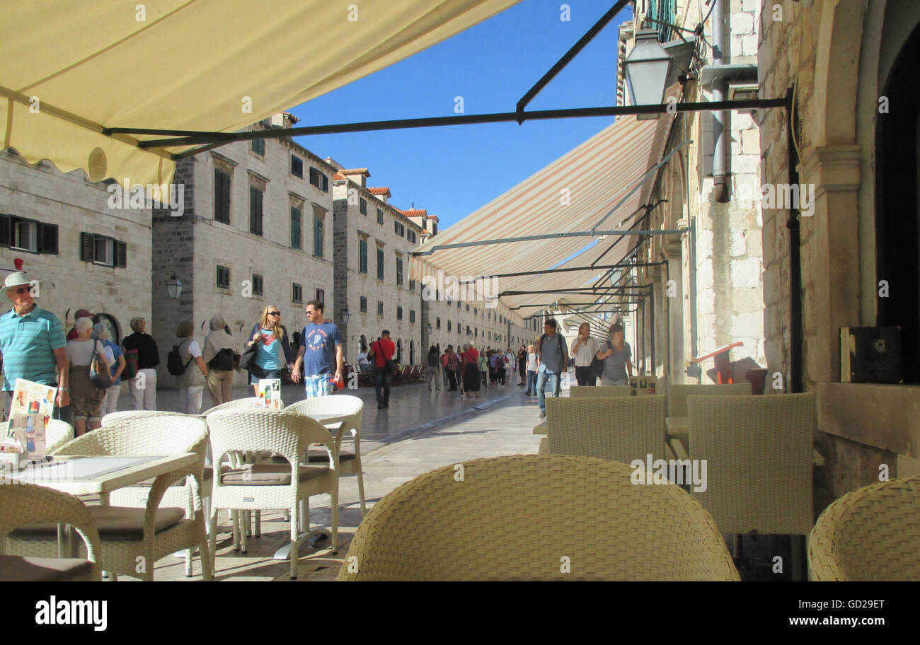 Dubrovnik cable car cafe hi-res stock photography and images - Alamy