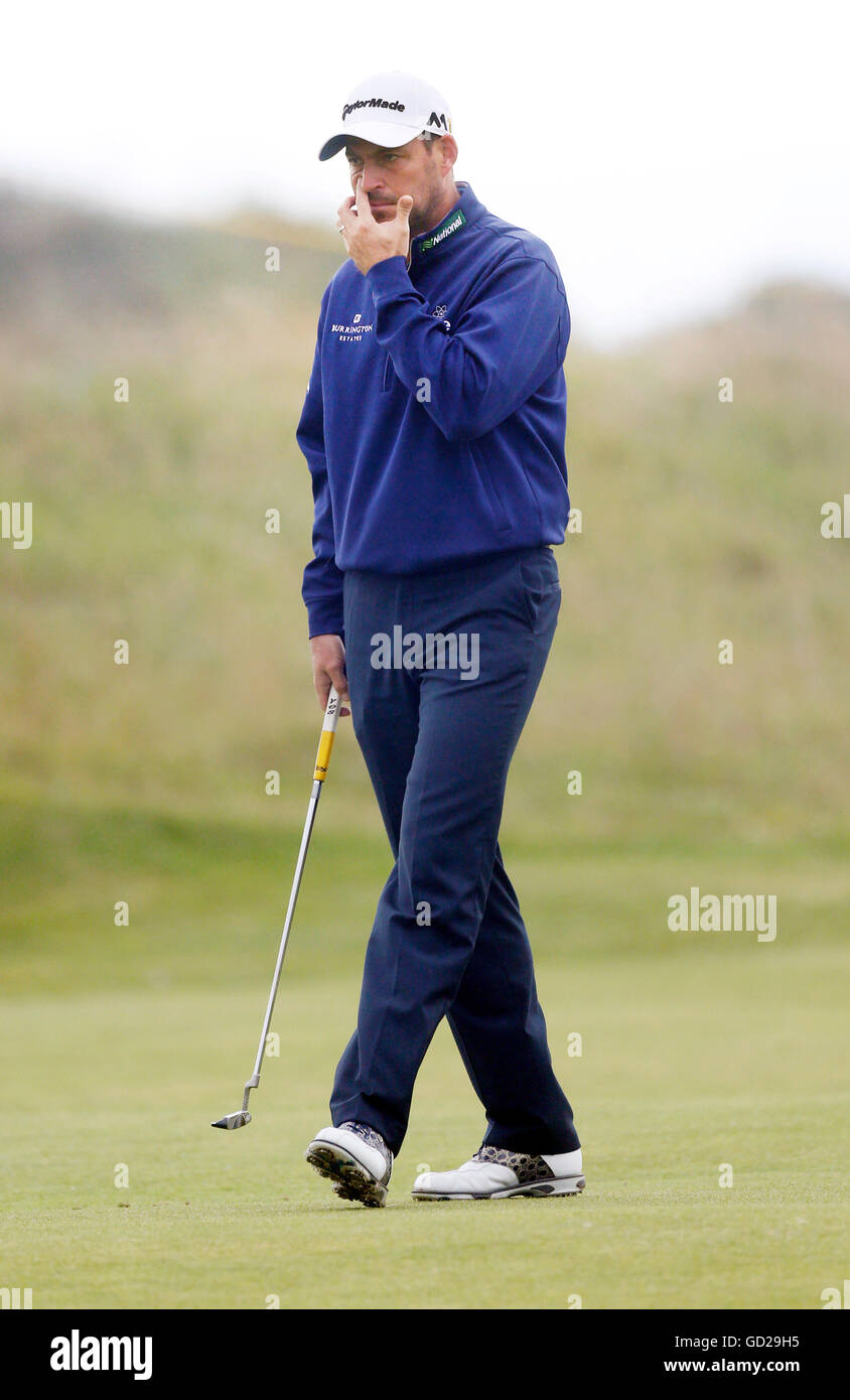 At the royal troon golf club editorial use only hi-res stock ...