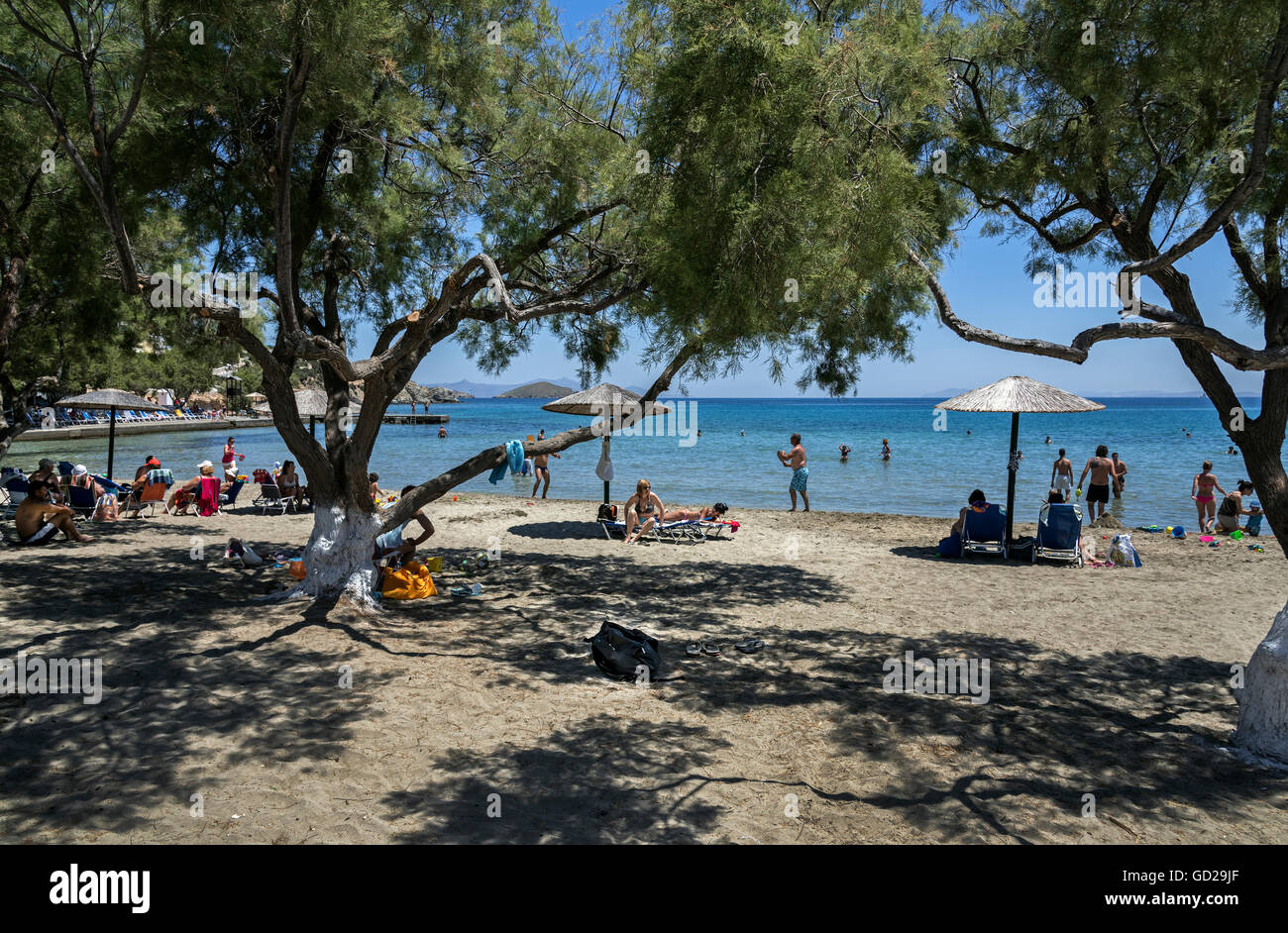 Azolimnos beach hi-res stock photography and images - Alamy