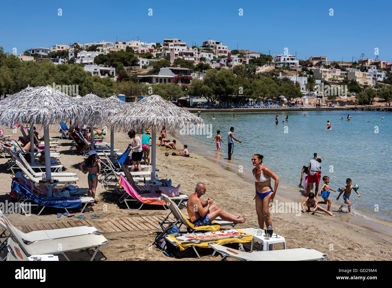 Azolimnos beach greece syros hi-res stock photography and images - Alamy