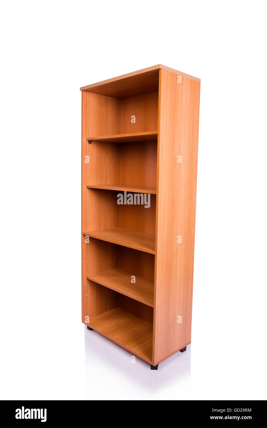 Office cabinet shelf isolated on white background Stock Photo - Alamy