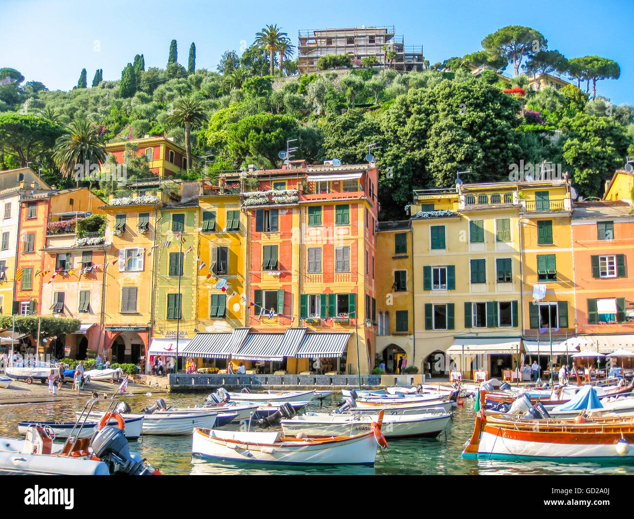 Portofino bay at sunset hi-res stock photography and images - Alamy