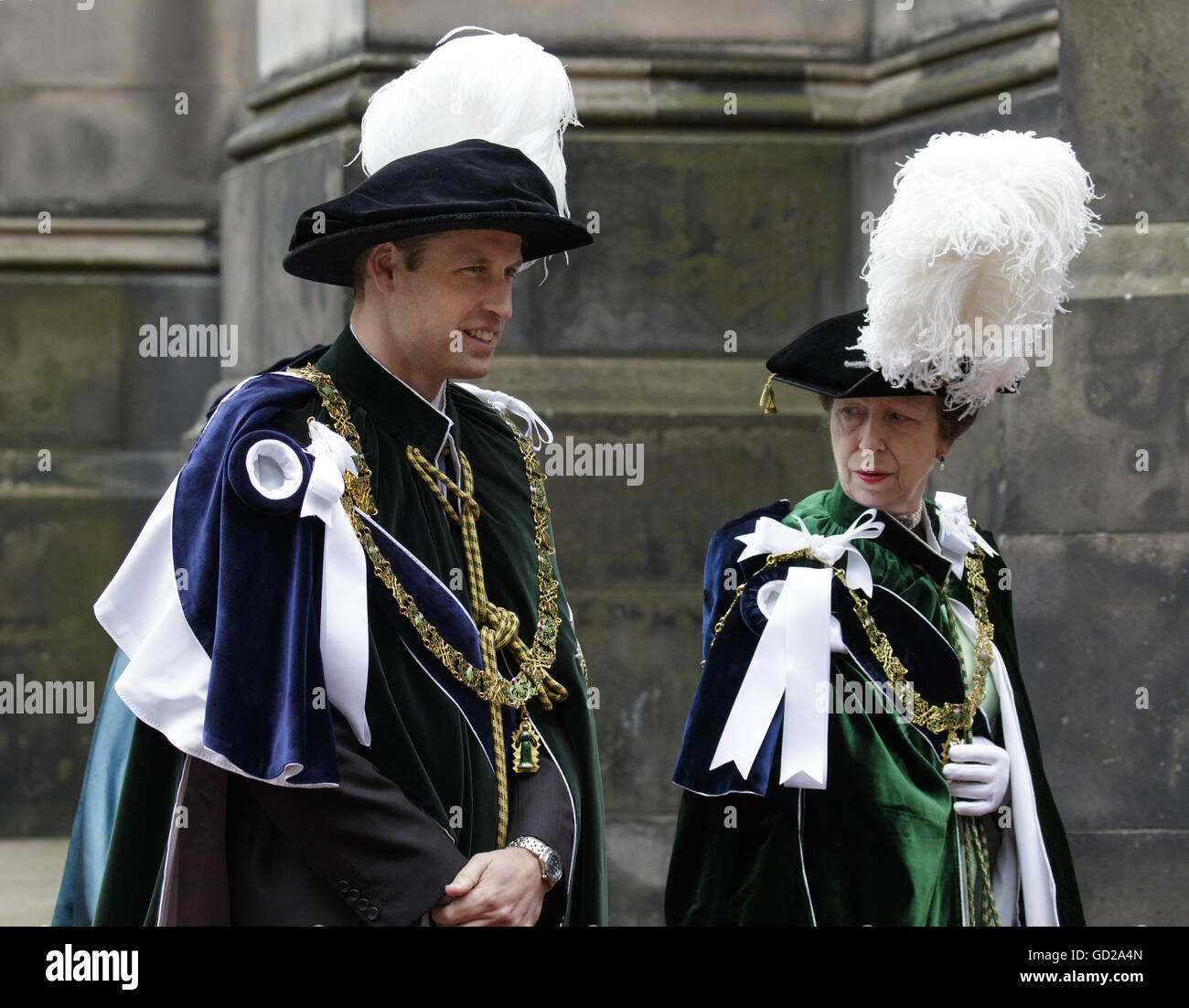 The Duke of Cambridge, known as the Earl of Strathearn and the Princess ...