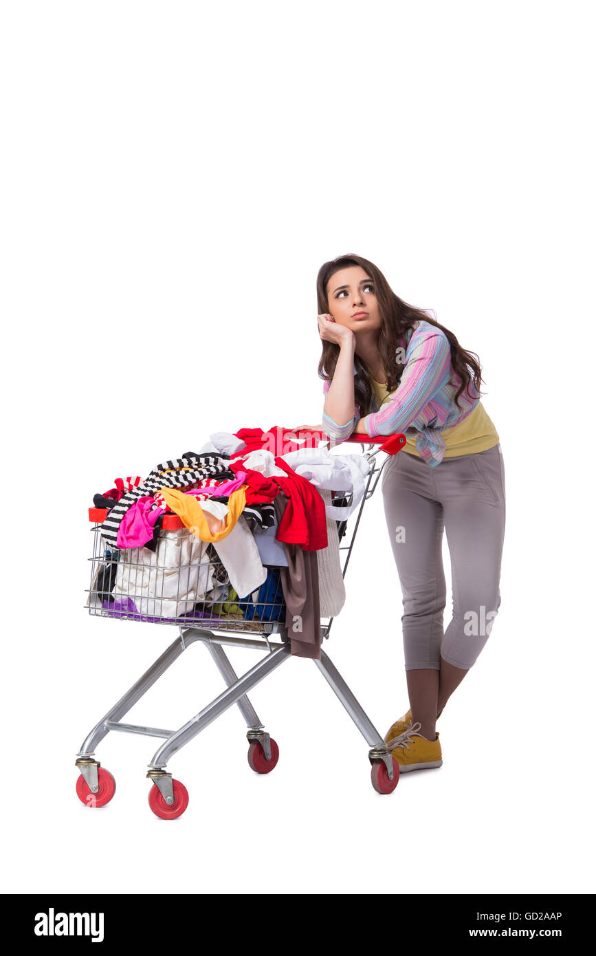 Second hand clothes shop Cut Out Stock Images & Pictures - Alamy