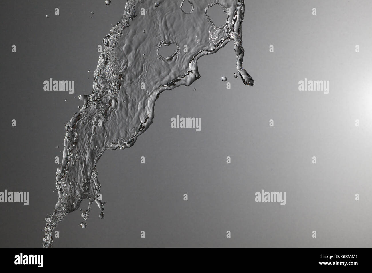 Water texture on a silver background Stock Photo - Alamy