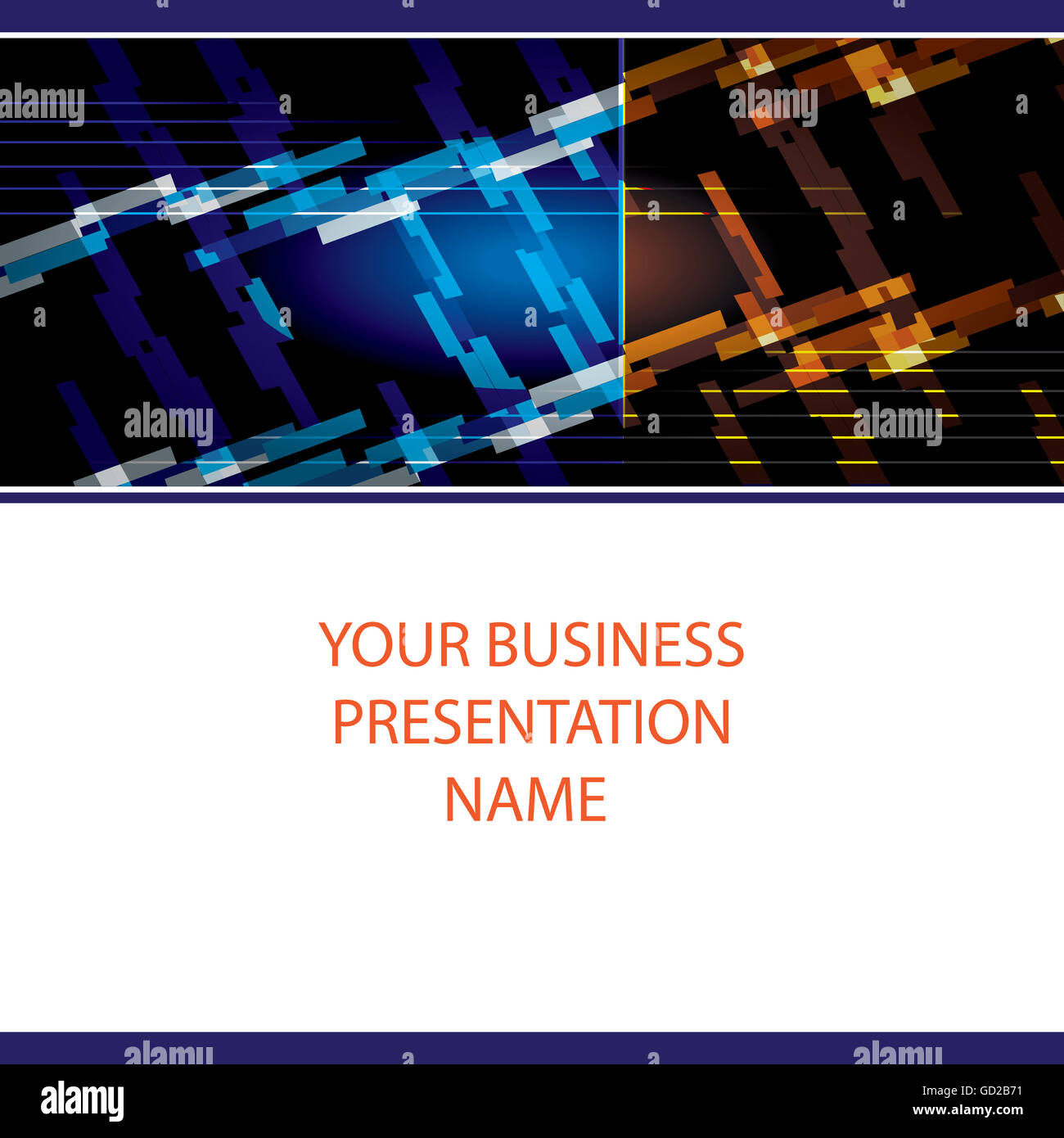 An abstract creative banner or an opening slide for any corporate ...