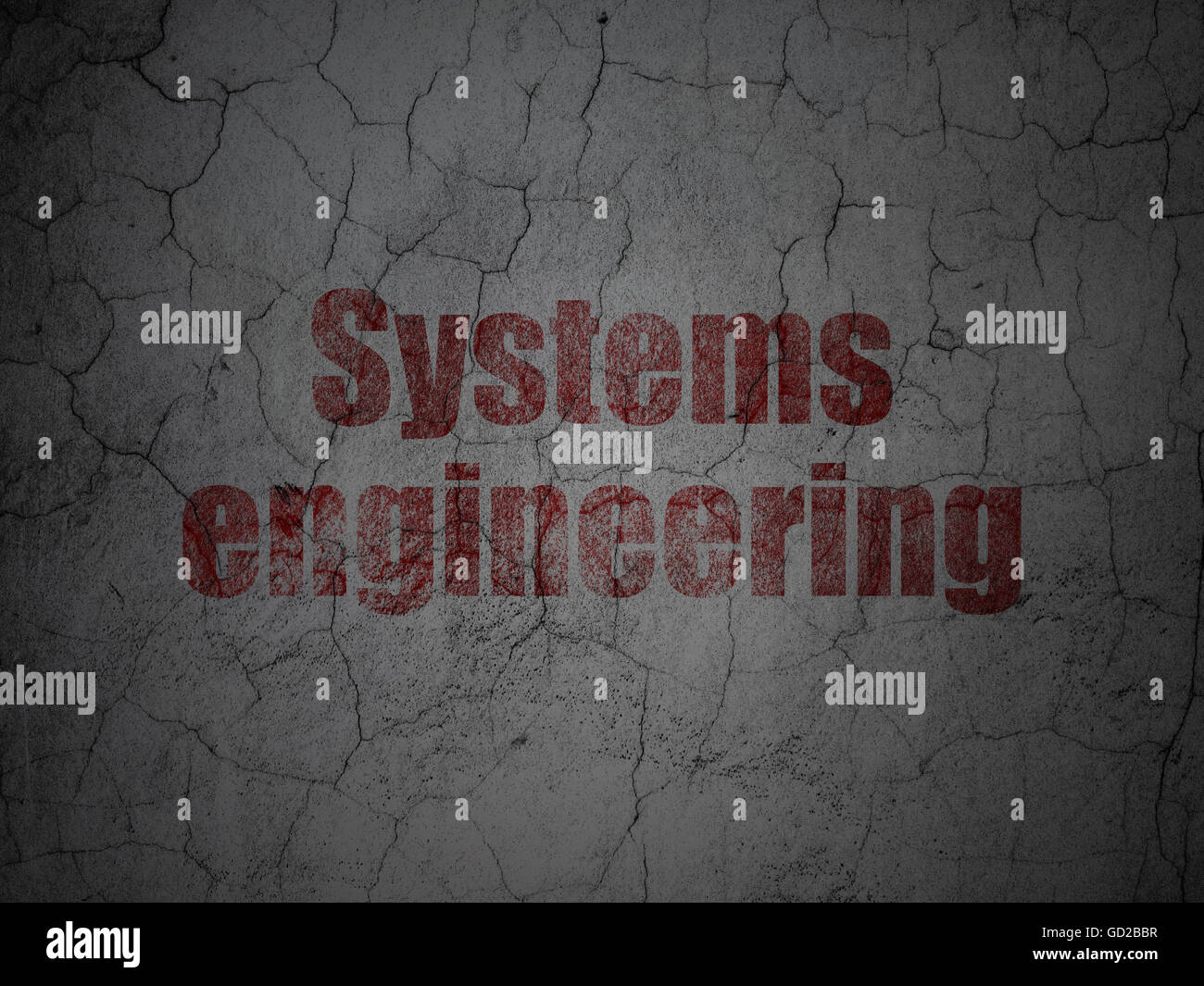 Science concept: Systems Engineering on grunge wall background Stock ...