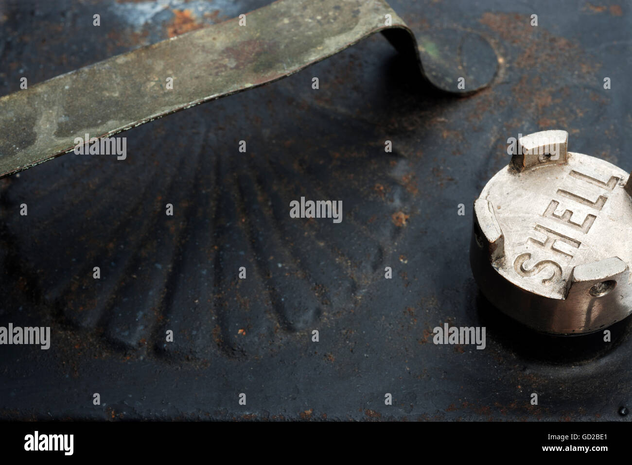 Vintage petrol cans hi-res stock photography and images - Alamy