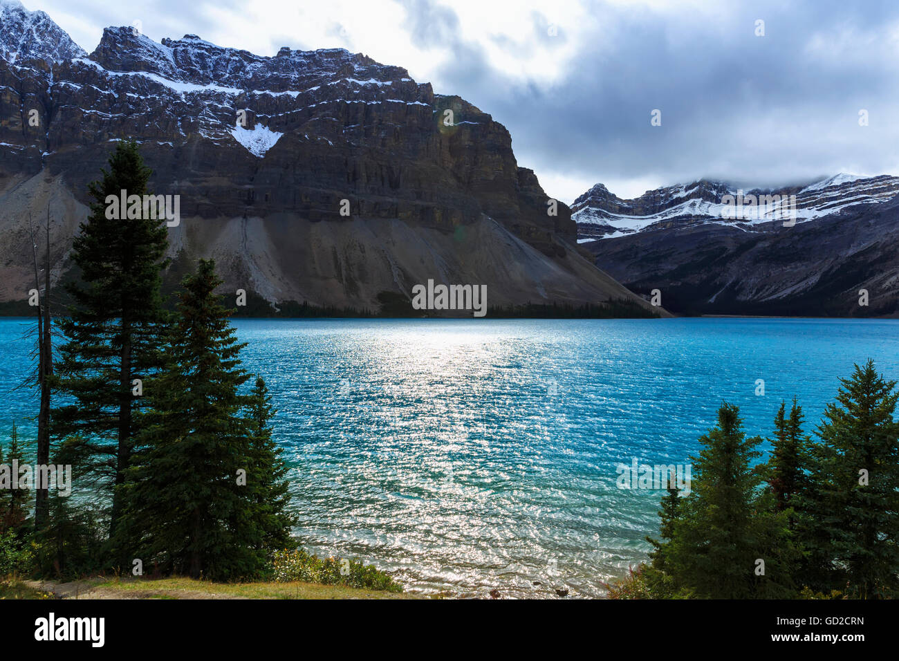 Lake Moraine, Banff National Park; Alberta, Canada Stock Photo - Alamy