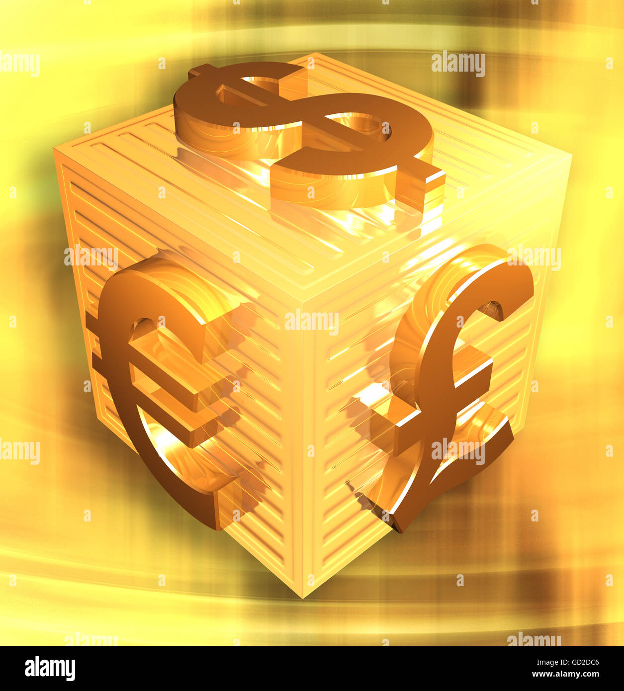 3d currency symbol symbols hi-res stock photography and images - Alamy