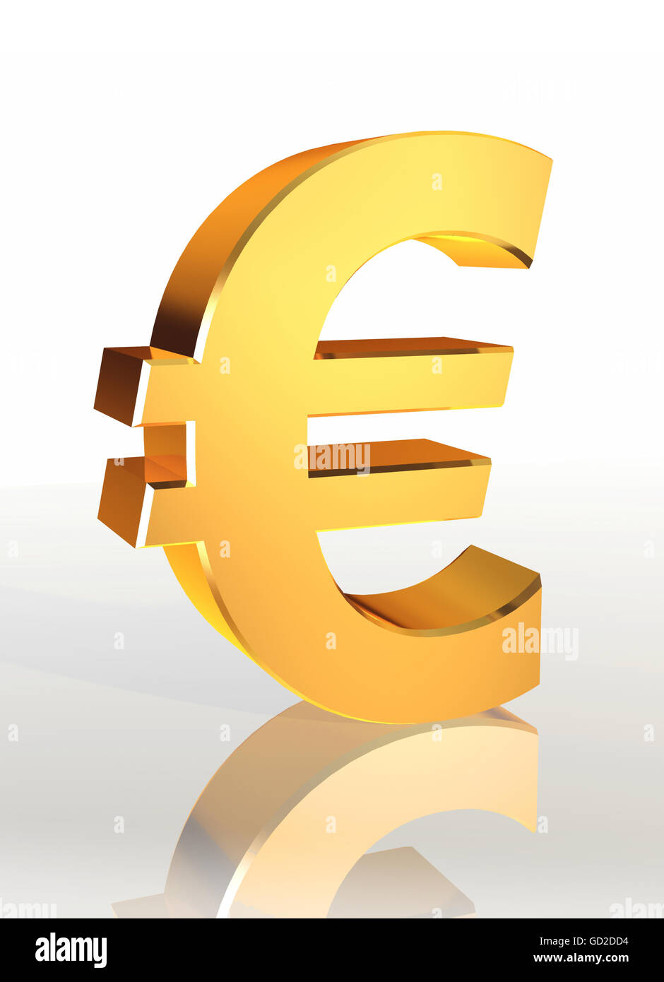 Golden euro symbol hi-res stock photography and images - Alamy