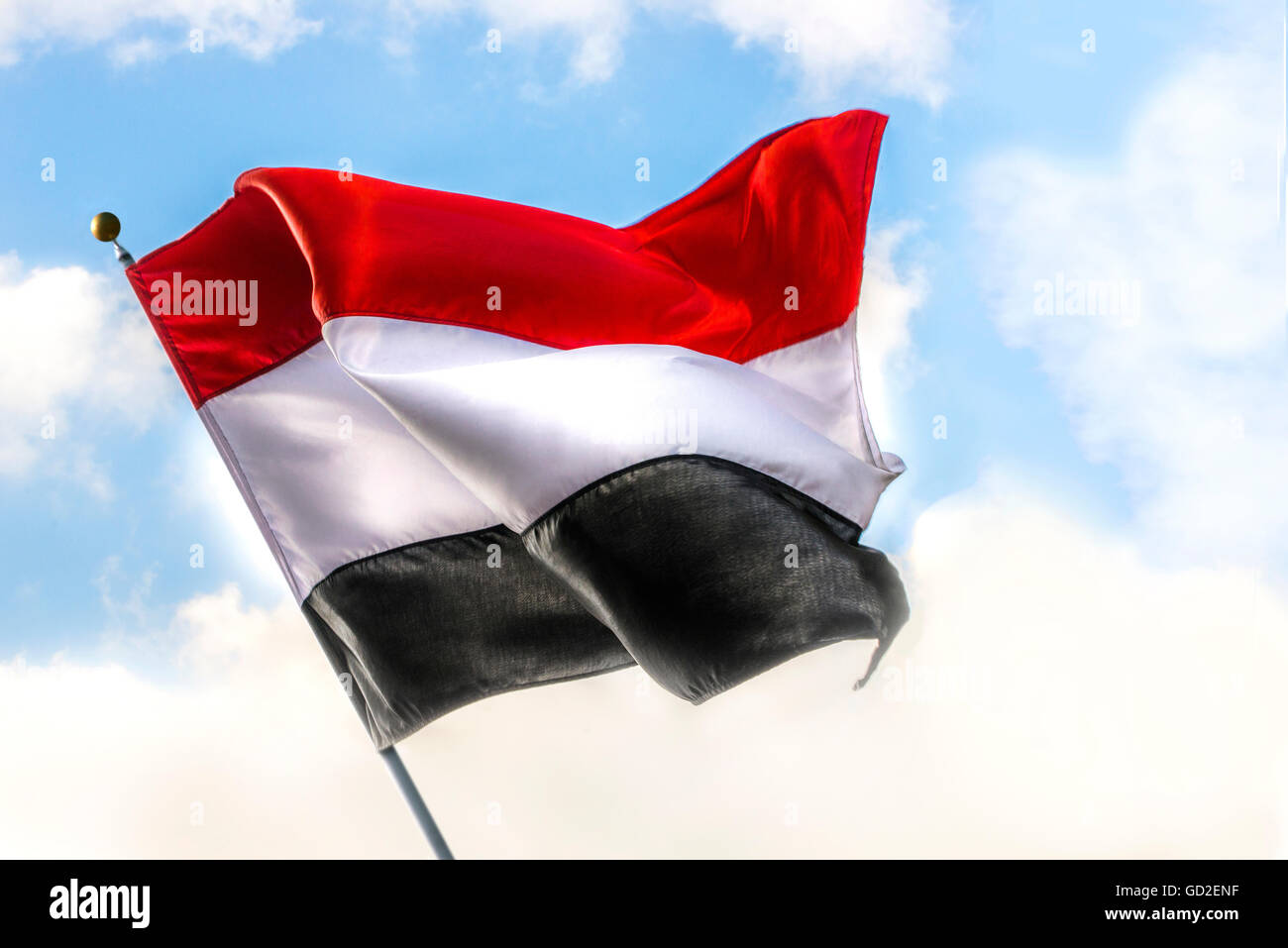 Egypt national flag hi-res stock photography and images - Alamy
