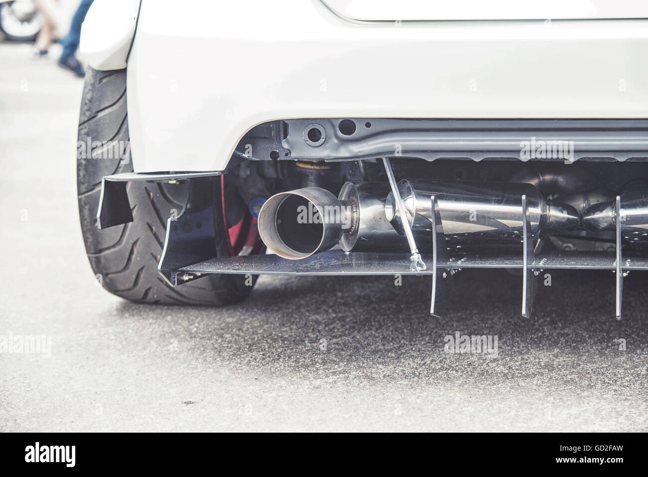 Car exhaust pipes pollution hi-res stock photography and images - Alamy