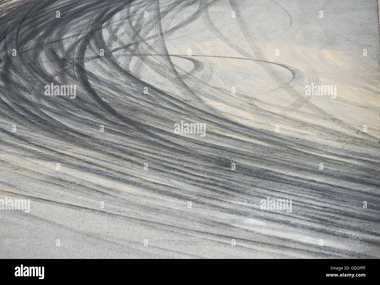 Burnout marks hi-res stock photography and images - Alamy