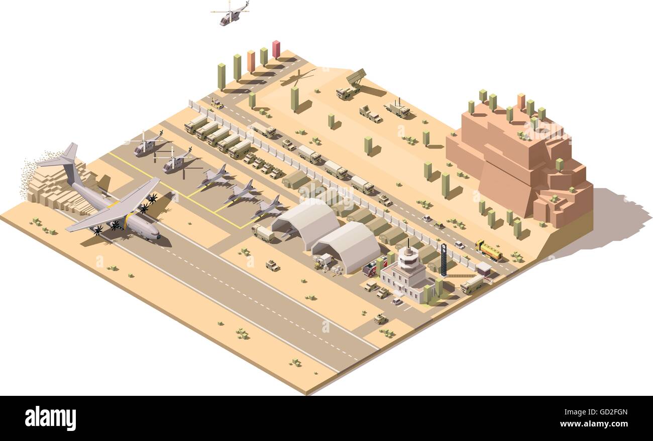 Vector isometric low poly infographic element representing map of ...