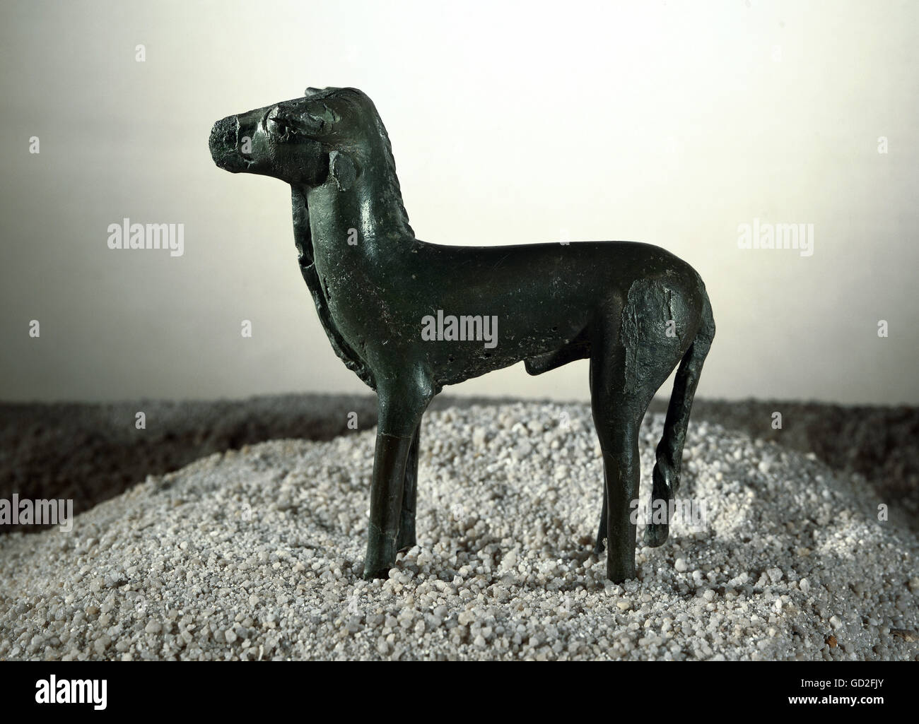 fine arts, ancient world, Celts, sculpture, figure of a bull, votive ...