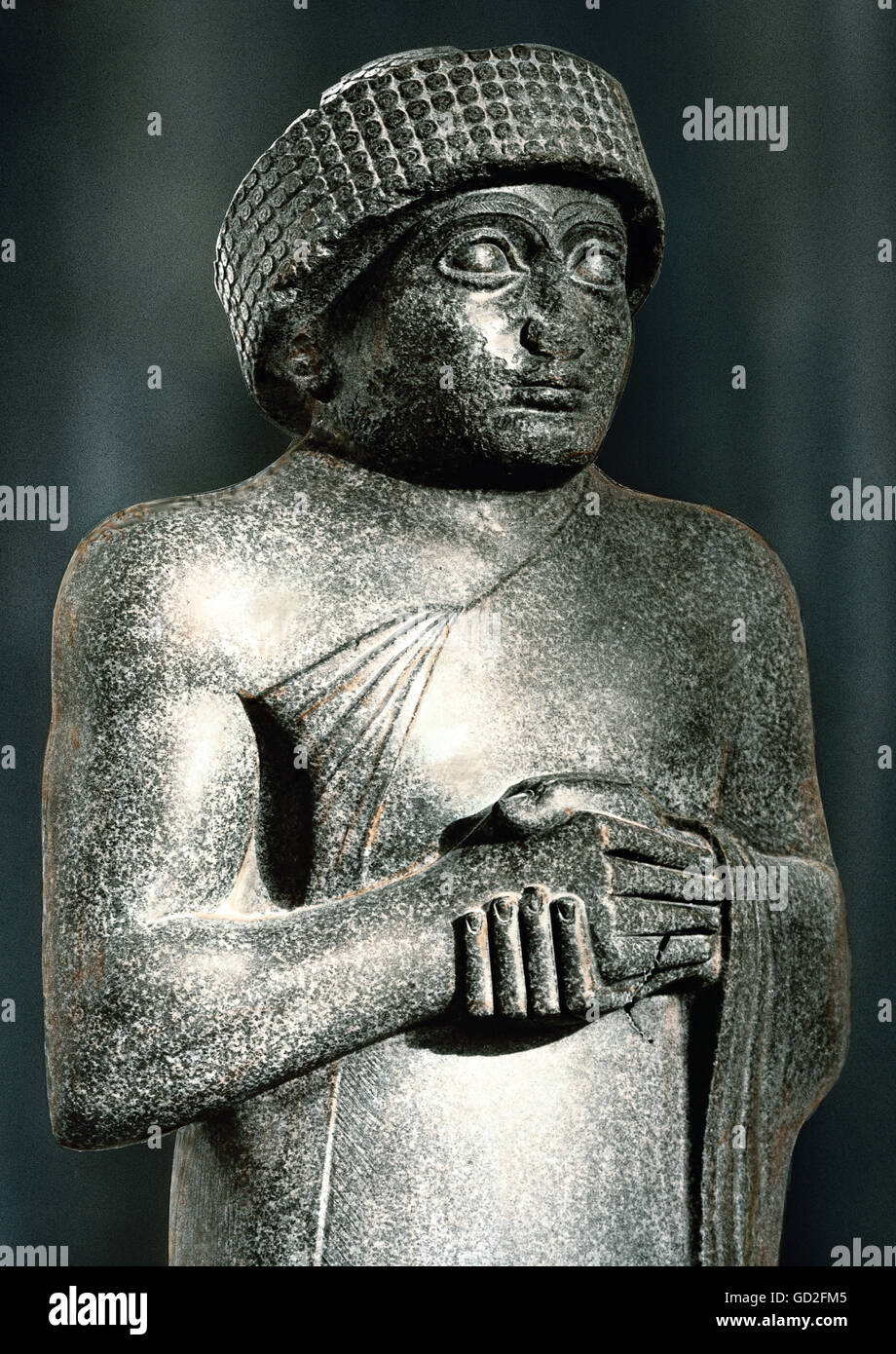 Statue of the sumerian king gudea hi-res stock photography and images ...