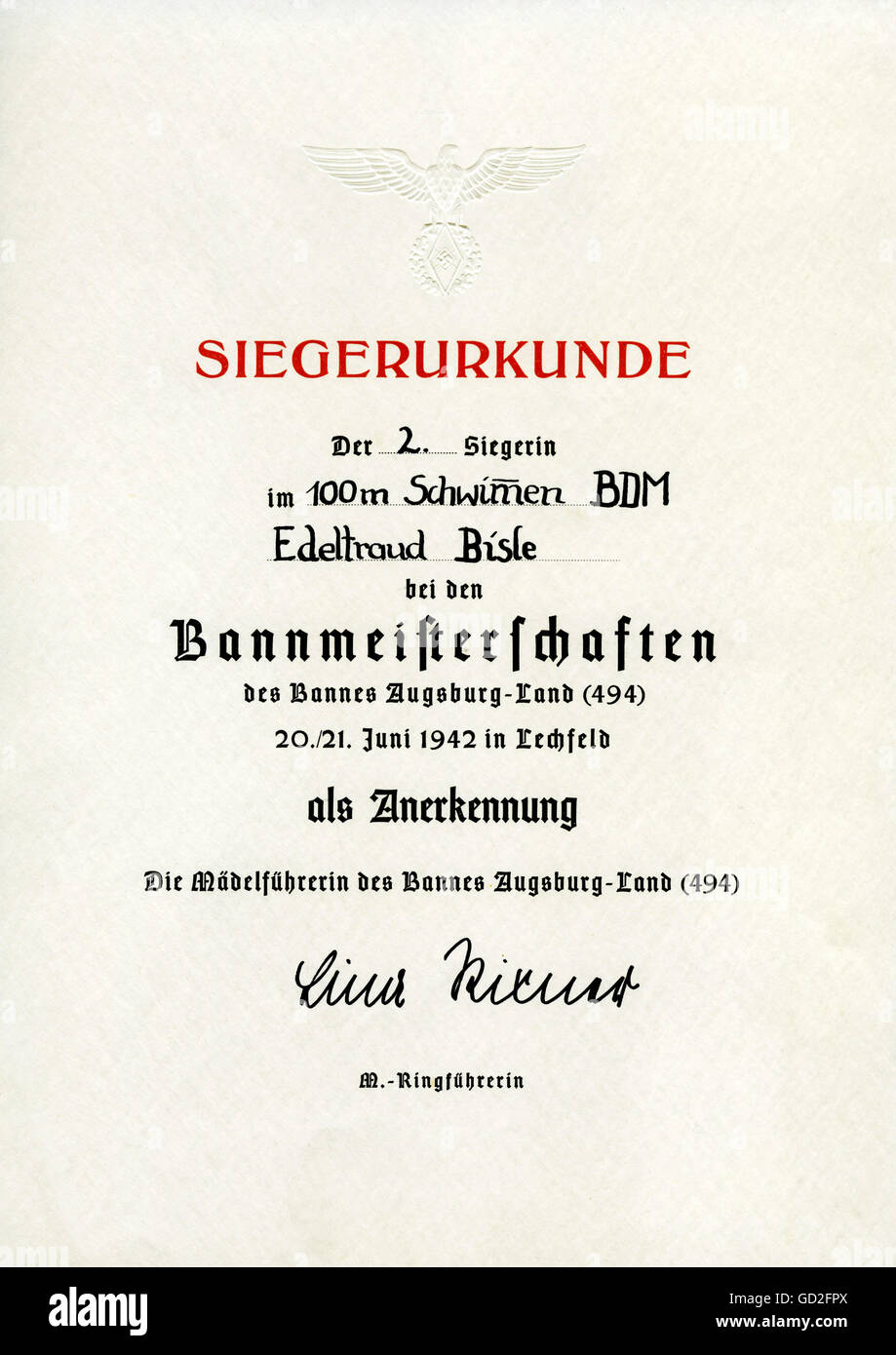 Bdm Nazi High Resolution Stock Photography and Images - Alamy
