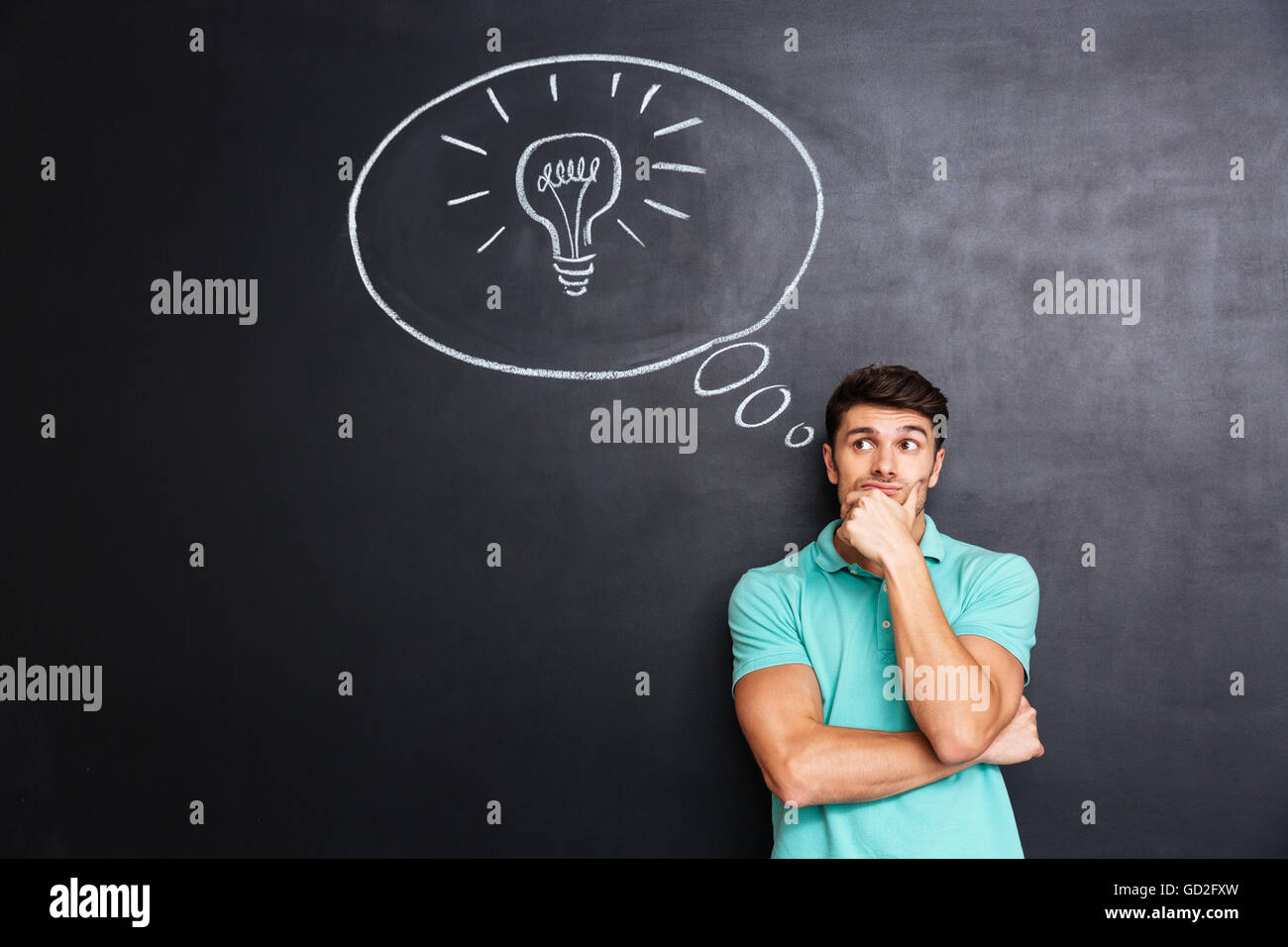 Creative Thinking Chalk Stock Photos & Creative Thinking Chalk Stock ...