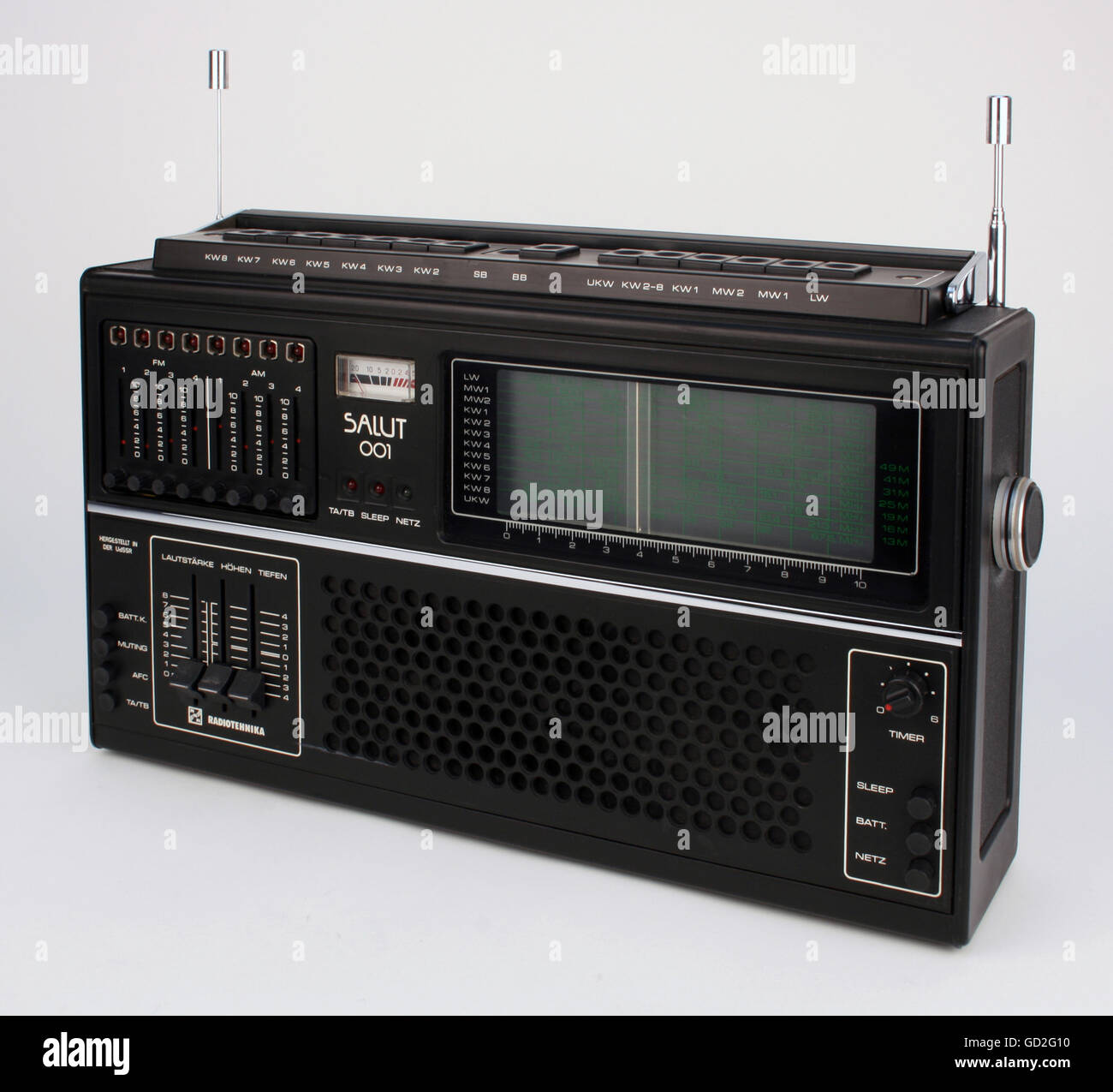 broadcast, radio, radio set, multi-band radio "Salut 001", design and ...