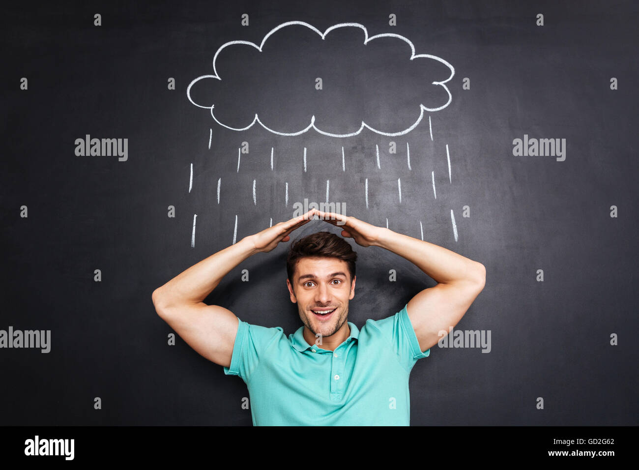 Hands above head hi-res stock photography and images - Alamy