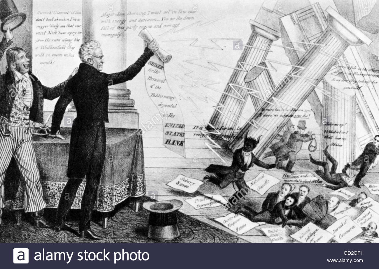 President Andrew Jackson Black and White Stock Photos & Images - Alamy