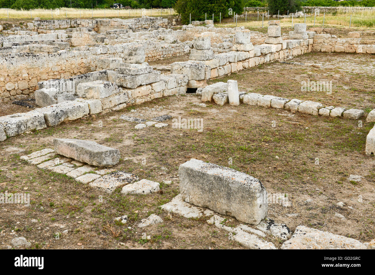 Ancient Roman ruins of Egnazia on Puglia, Italy Stock Photo - Alamy