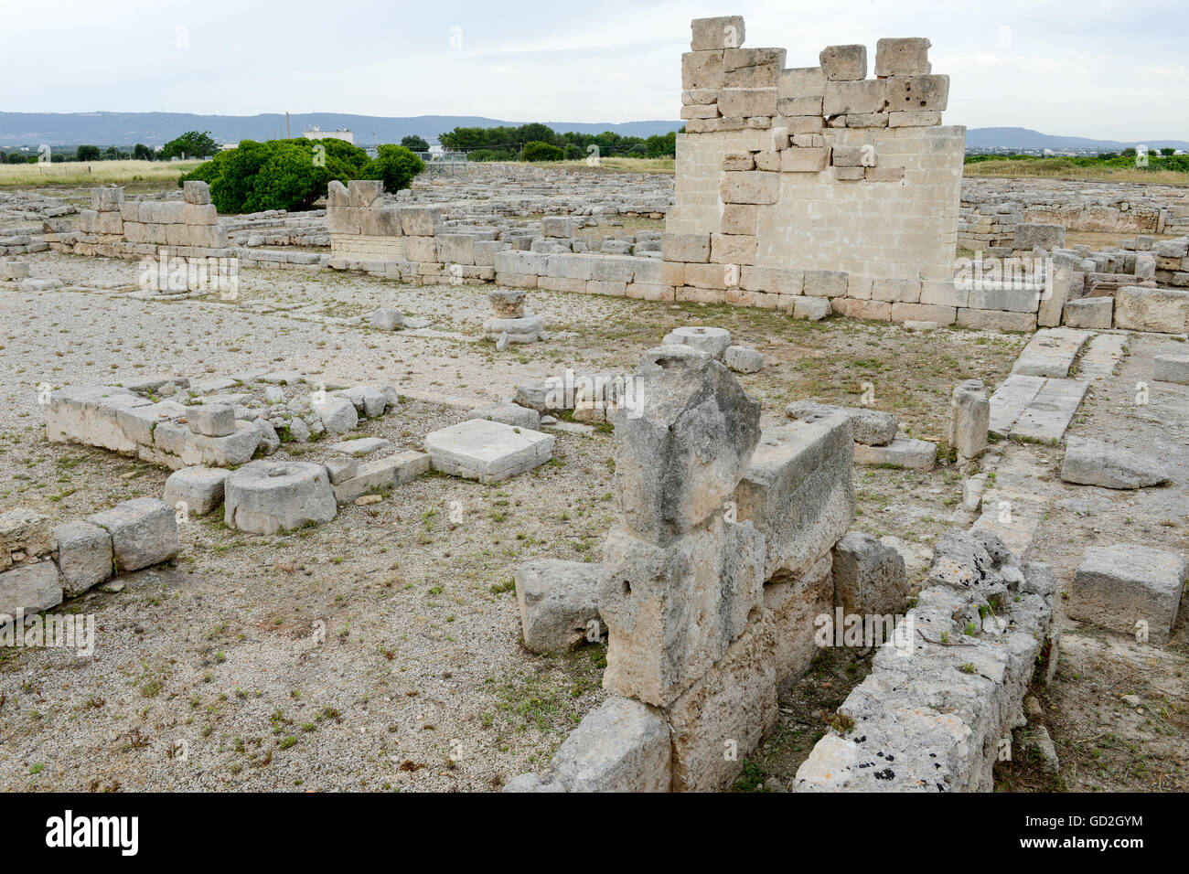 Ancient Roman ruins of Egnazia on Puglia, Italy Stock Photo - Alamy