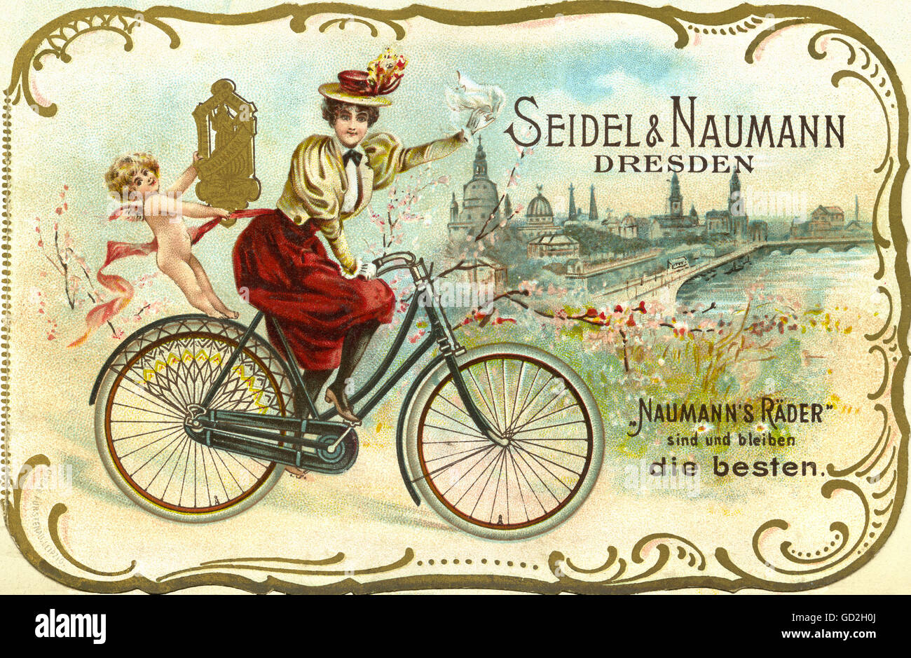 advertising, bicycle advertising, of the Seidel & Naumann Company ...