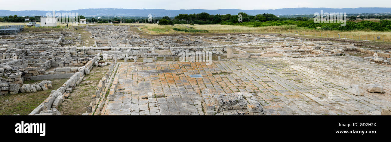 Ancient Roman ruins of Egnazia on Puglia, Italy Stock Photo - Alamy