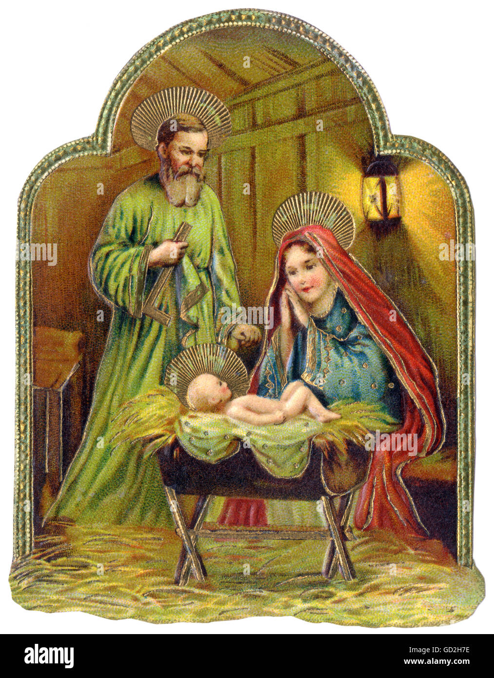 Mother Mary With Baby Jesus And Joseph