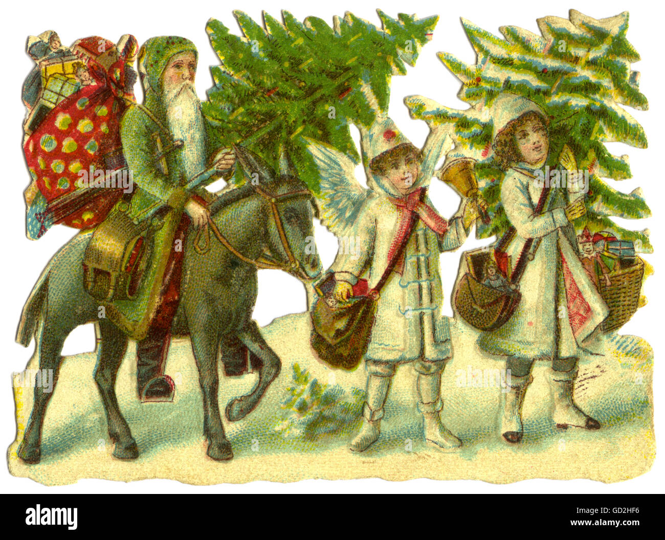 Santa claus donkey hi-res stock photography and images - Alamy