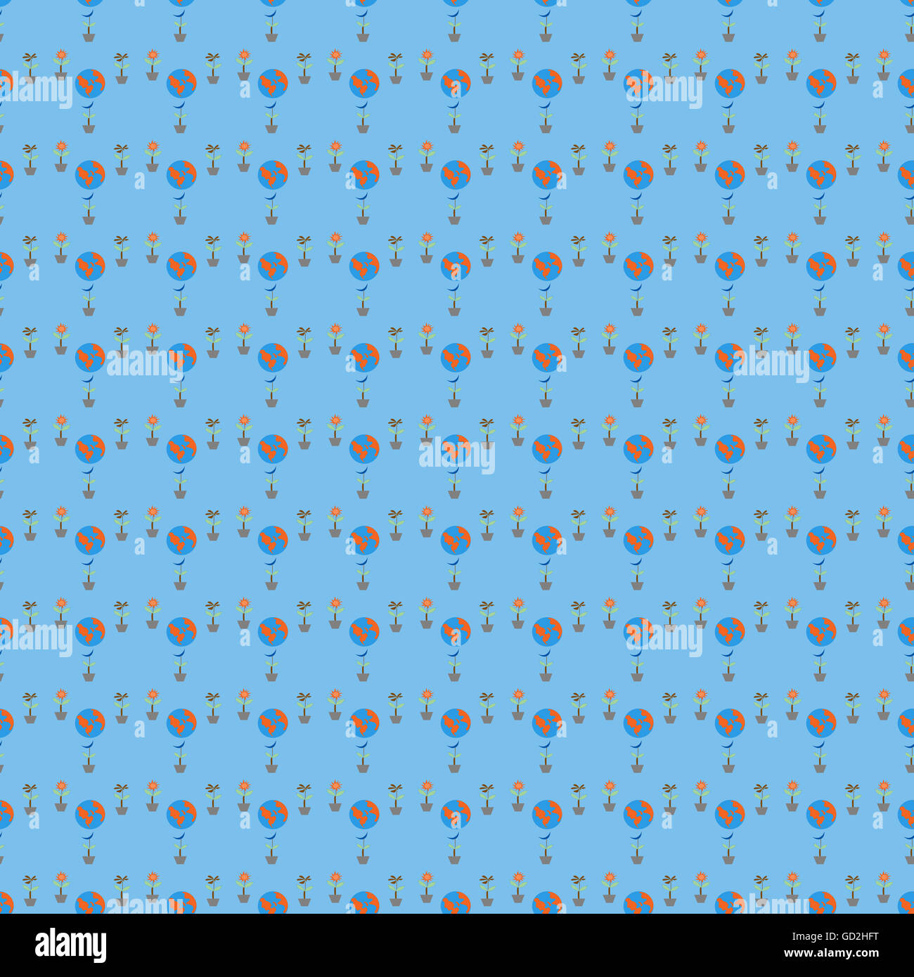 Saving the earth concept, graphic pattern on blue color created for ...