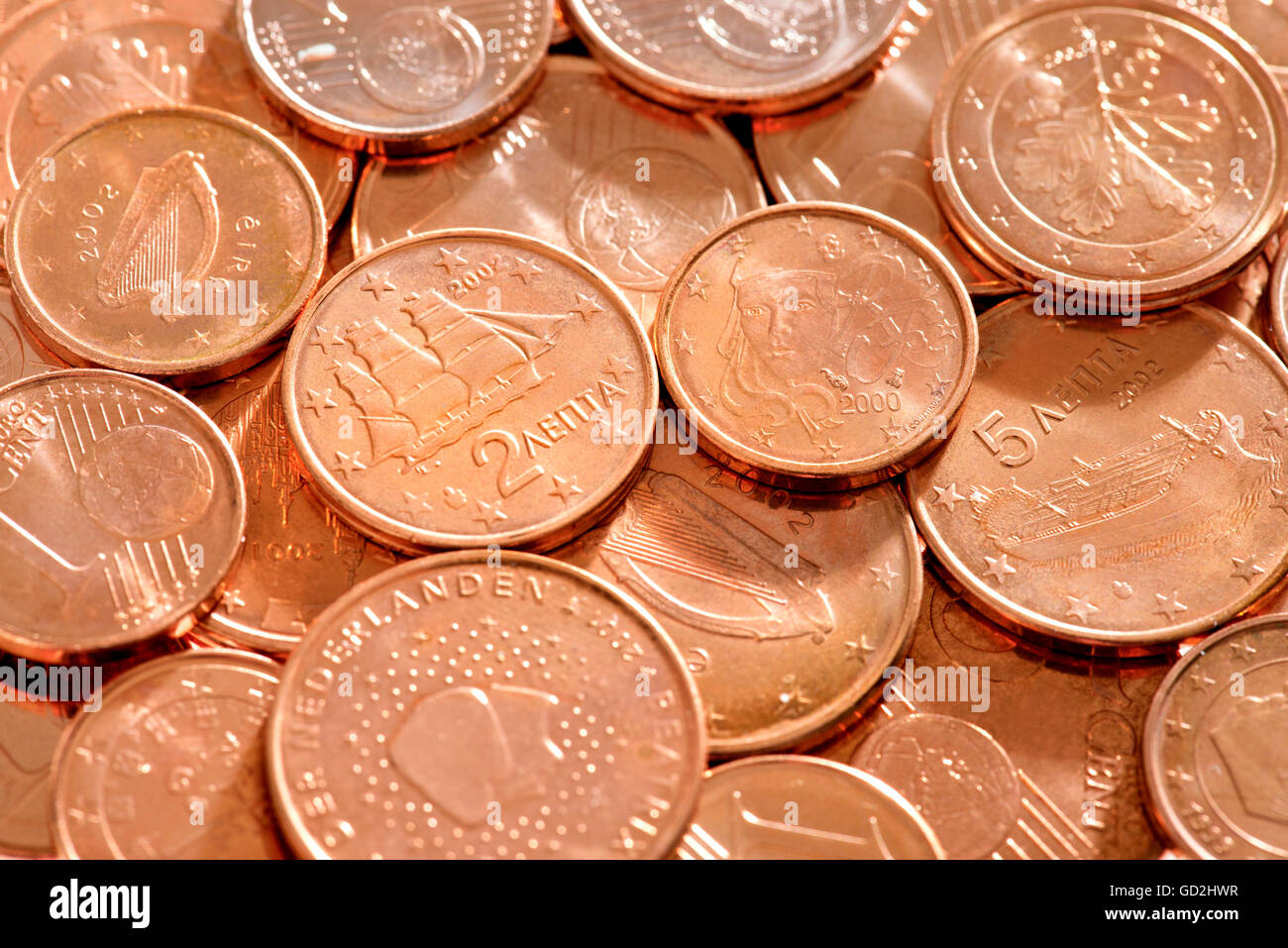 Euro coin 2002 High Resolution Stock Photography and Images - Alamy