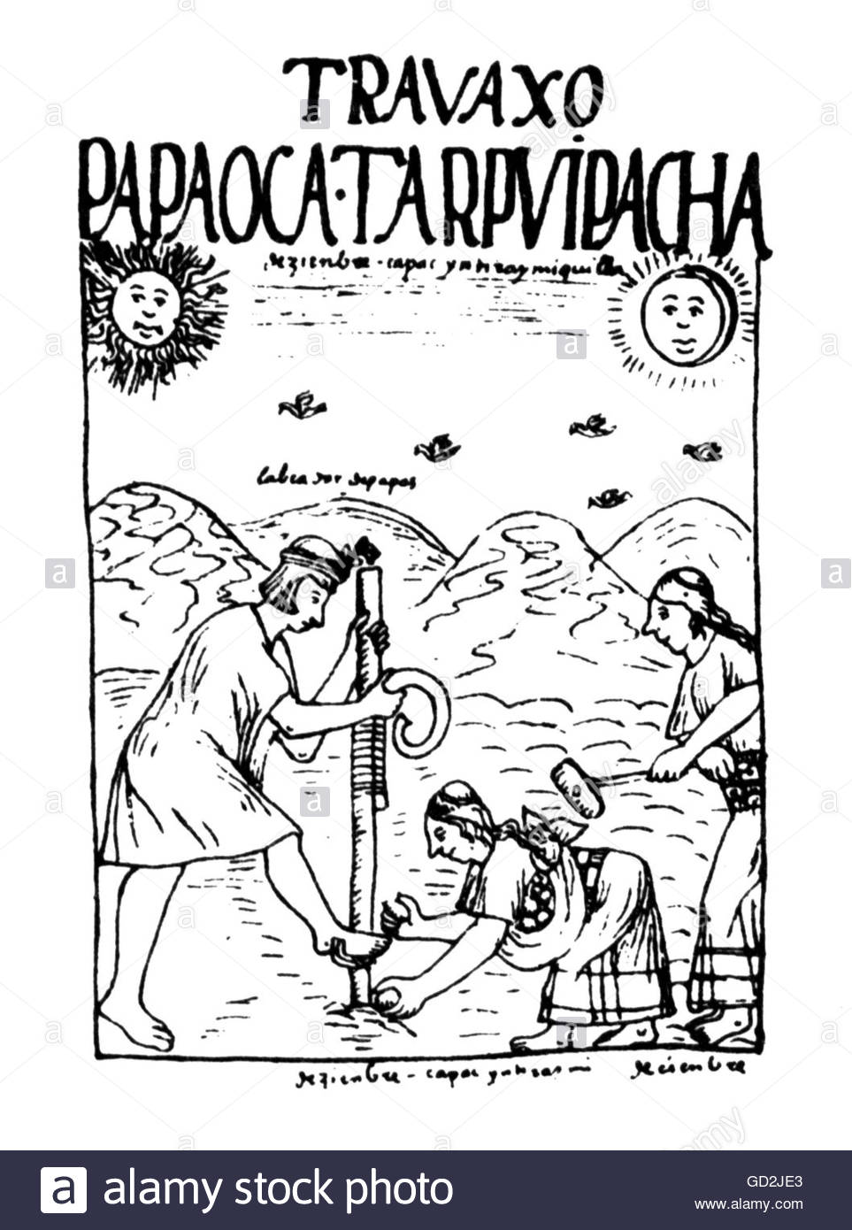 17th Century Farming Black and White Stock Photos & Images - Alamy