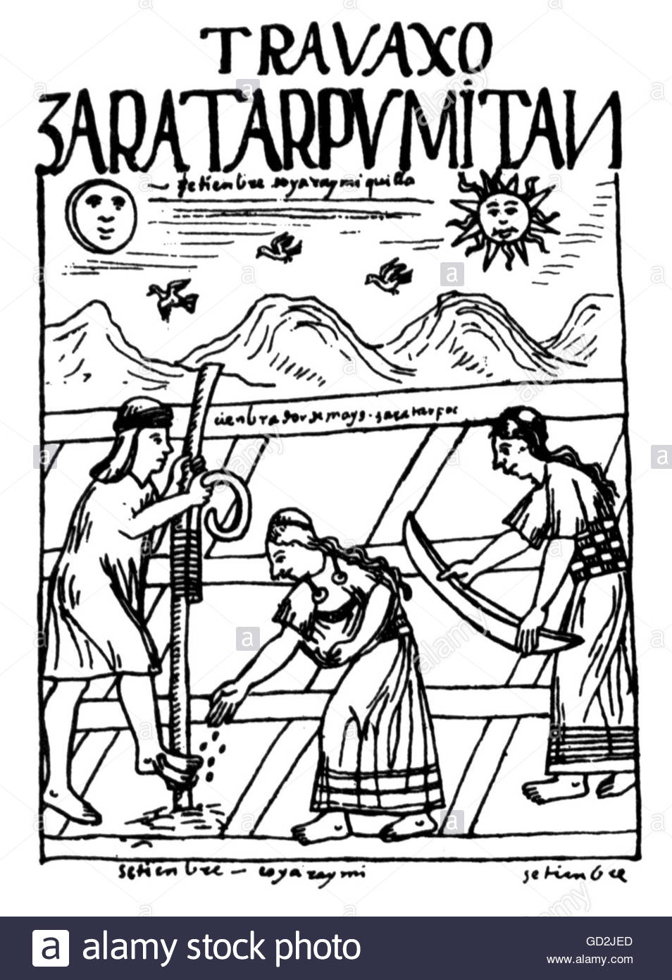 Nueva Coronica Y Buen Gobierno High Resolution Stock Photography and ...